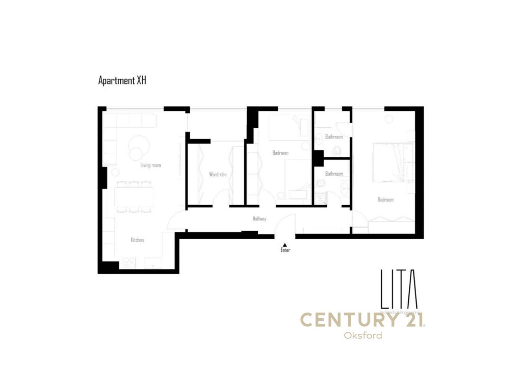 SHESIM APARTAMENT 3+1+2 PLUS GARAZH -2 PRANE SQUARE 21 RRUGA SALI BUTKA ...